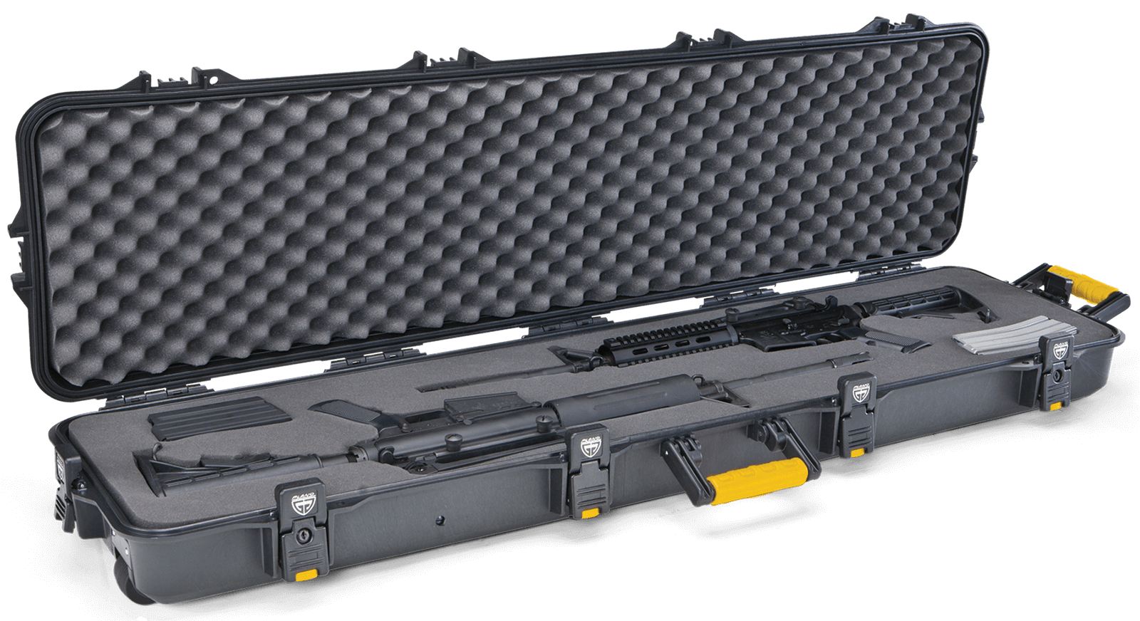 Plano Rifle Case All Weather Double Scoped With Wheels